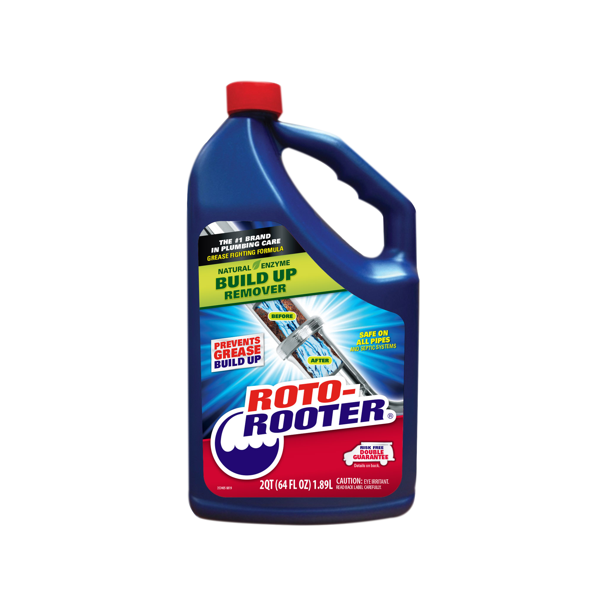 Raimondi Roto-Rooter Build-Up Remover, 64oz - Powerful Drain Cleaner